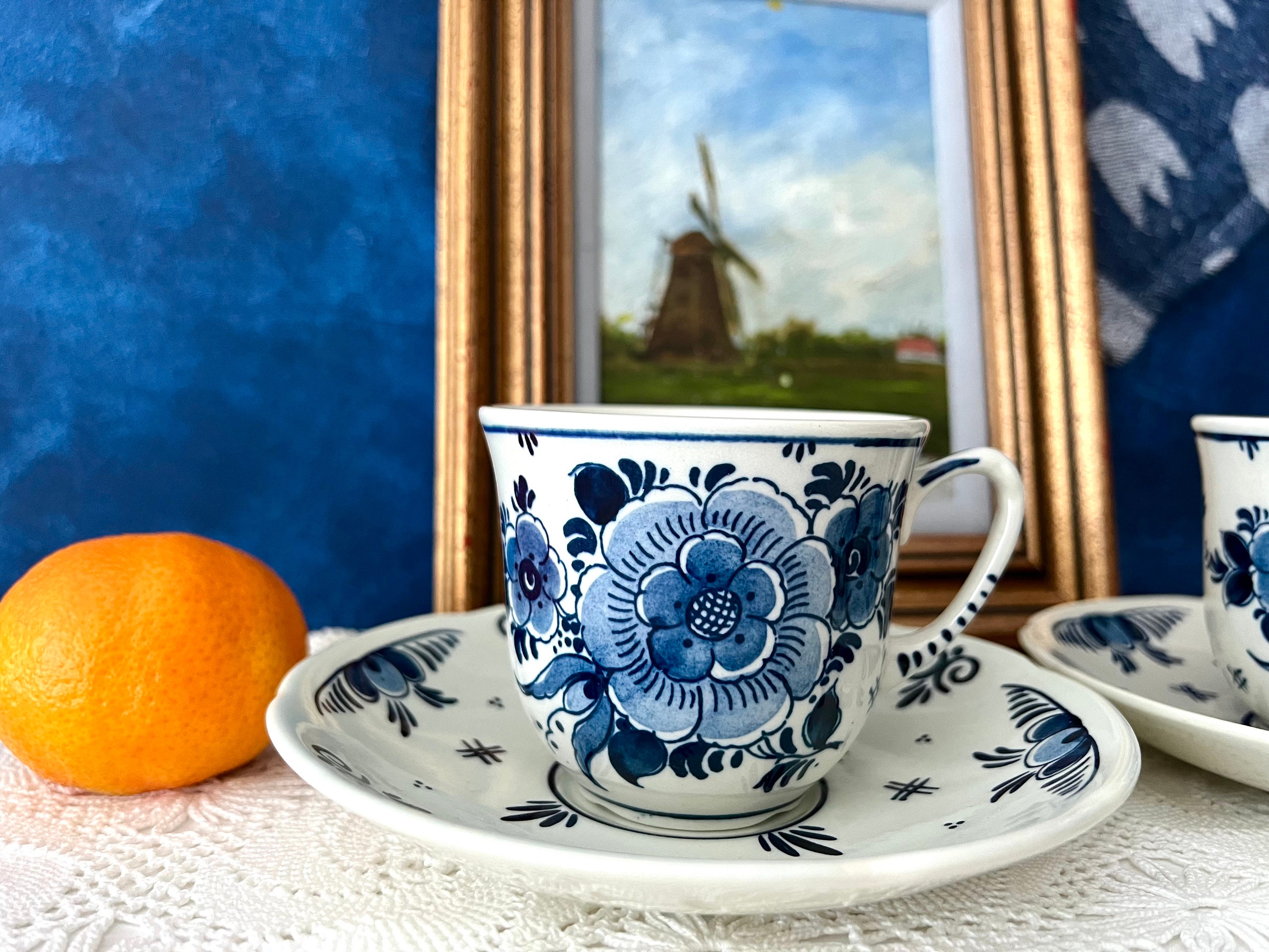 Antique Delft Blue Coffee or Tea Set, Delftware Tableware, Delft Lover ...