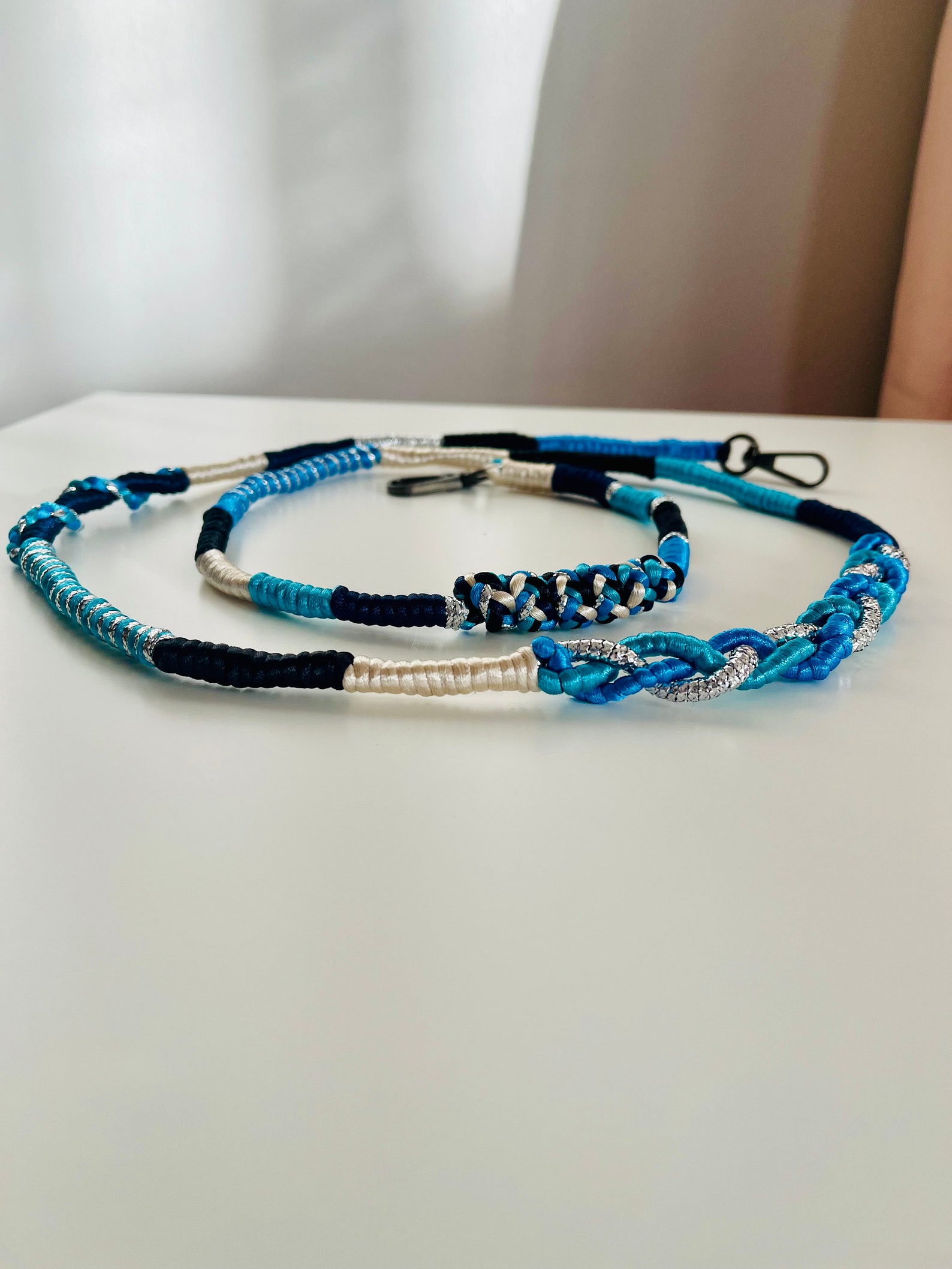 Blue Phone Lanyard, Phone Strap, Crossbody Mobile Phone Cord, Phone ...
