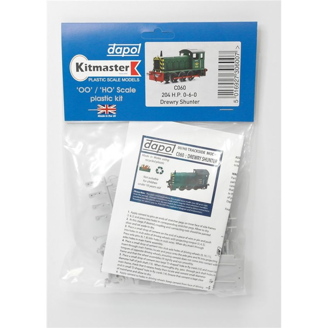 BR Class 04 Drewry Shunter (dapol - Kitmaster) Plastic Model Kit OO ...