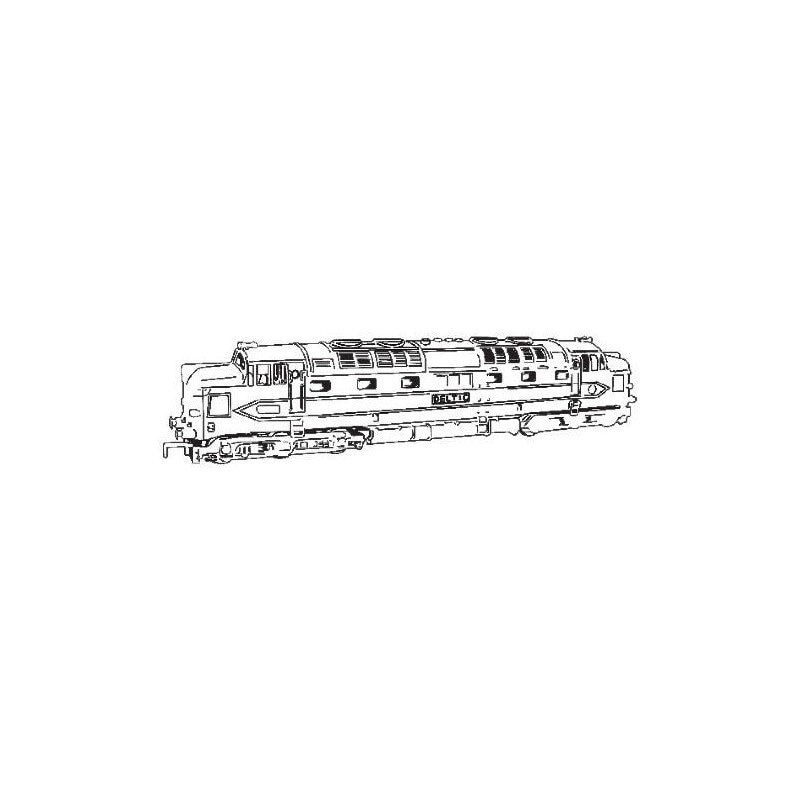 Deltic Diesel Locomotive (dapol - Kitmaster) Plastic Model Kit OO Gauge ...