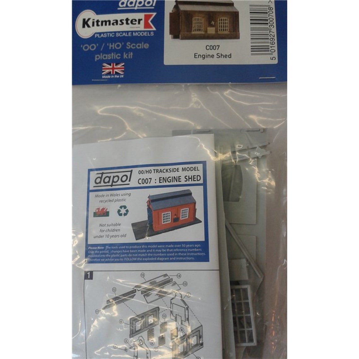 Engine Shed (dapol - Kitmaster) Plastic Model Kit OO Gauge - Etsy