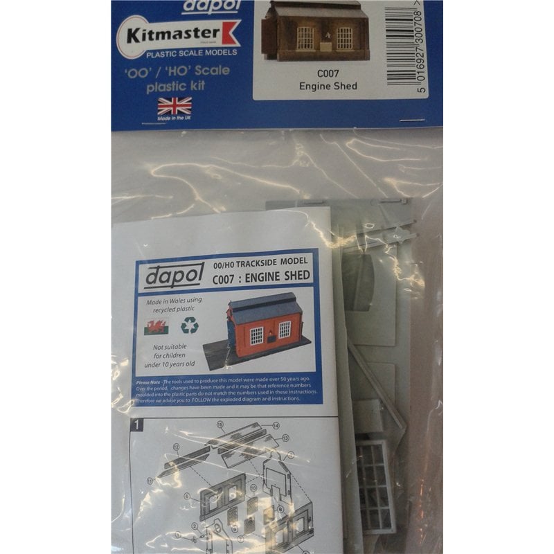 Engine Shed (dapol - Kitmaster) Plastic Model Kit OO Gauge - Etsy