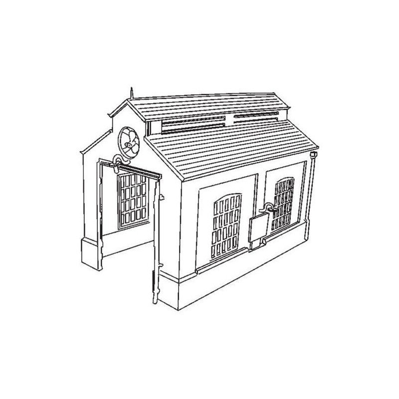 Engine Shed (dapol - Kitmaster) Plastic Model Kit OO Gauge - Etsy