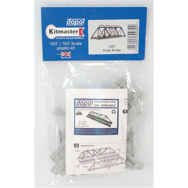 Girder Bridge (dapol - Kitmaster) Plastic Model Kit OO Gauge - Etsy
