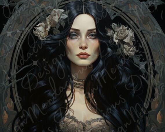 Addams Family Portraits: Capturing the Elegance of Eccentricity - Etsy