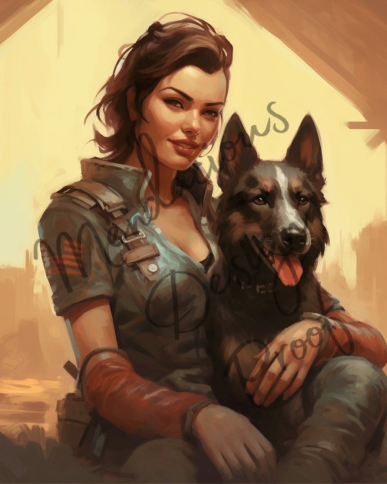 Fallout 4 Fan Art Pack 25 Portraits of Your Favorite Companions With ...