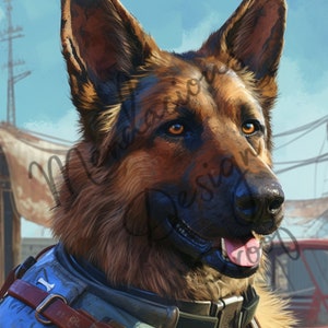 Fallout 4 Fan Art Pack 25 Portraits of Your Favorite Companions With ...