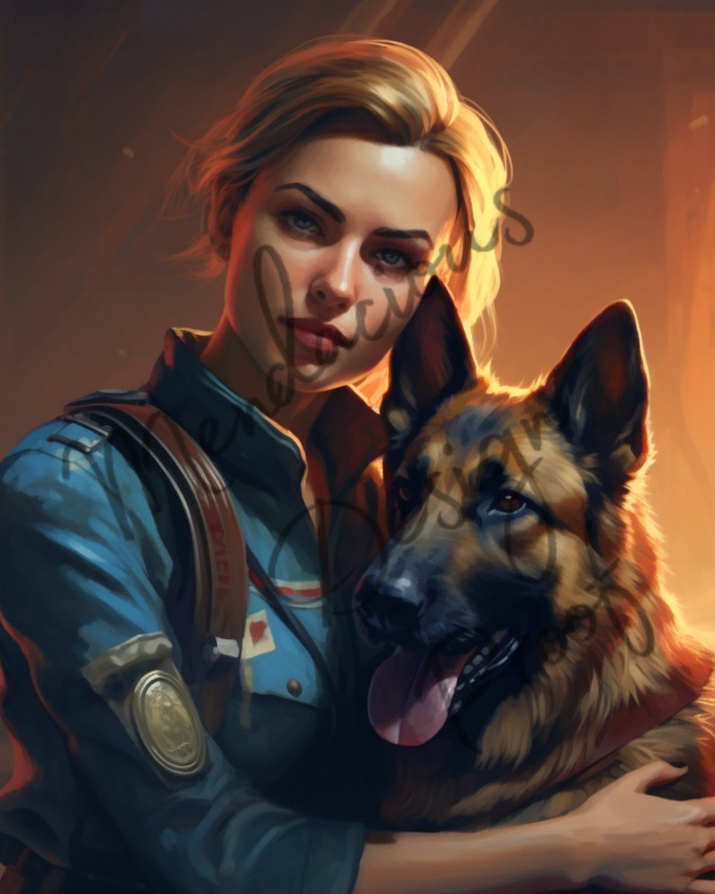 Fallout 4 Fan Art Pack 25 Portraits of Your Favorite - Etsy
