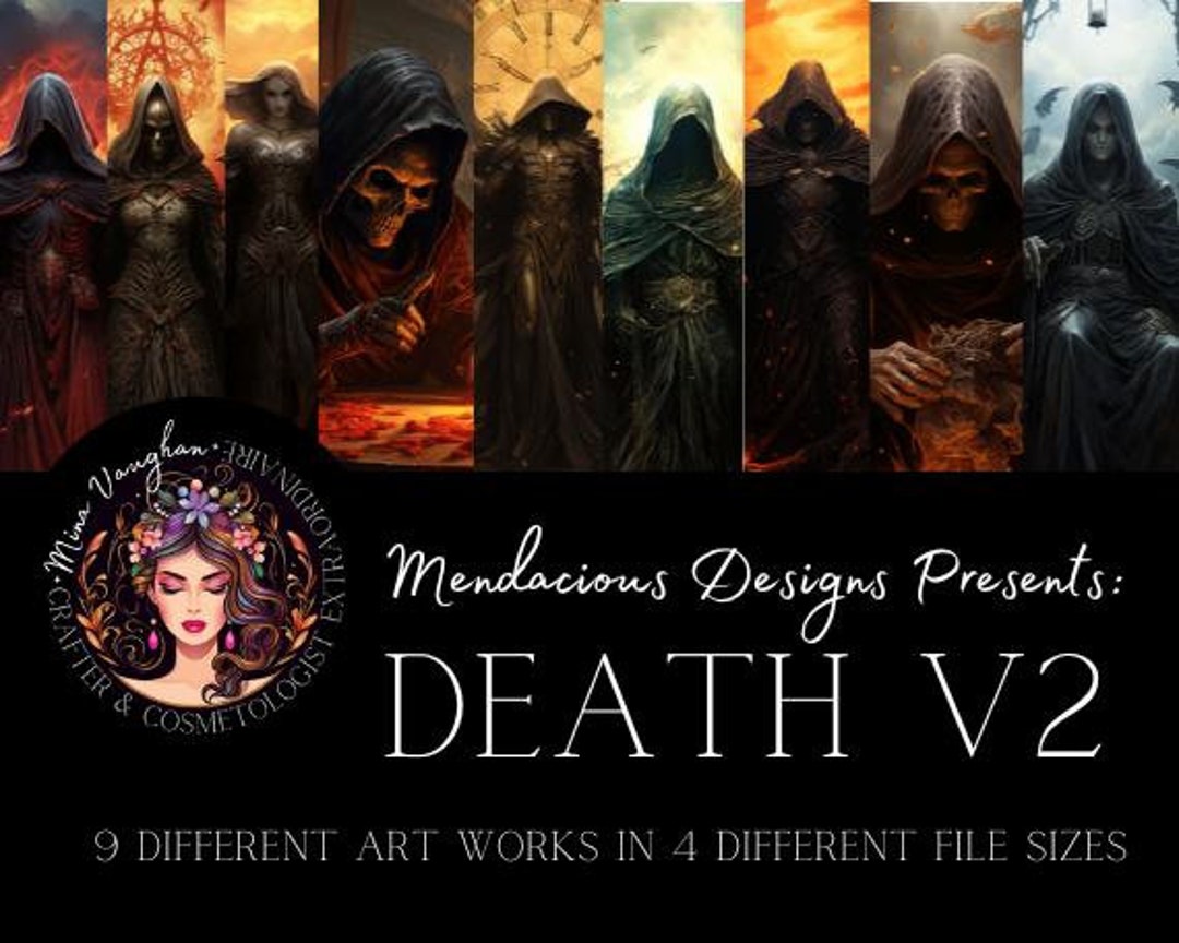 The Approach of Death Tarot Card Digital Art Collection - Etsy