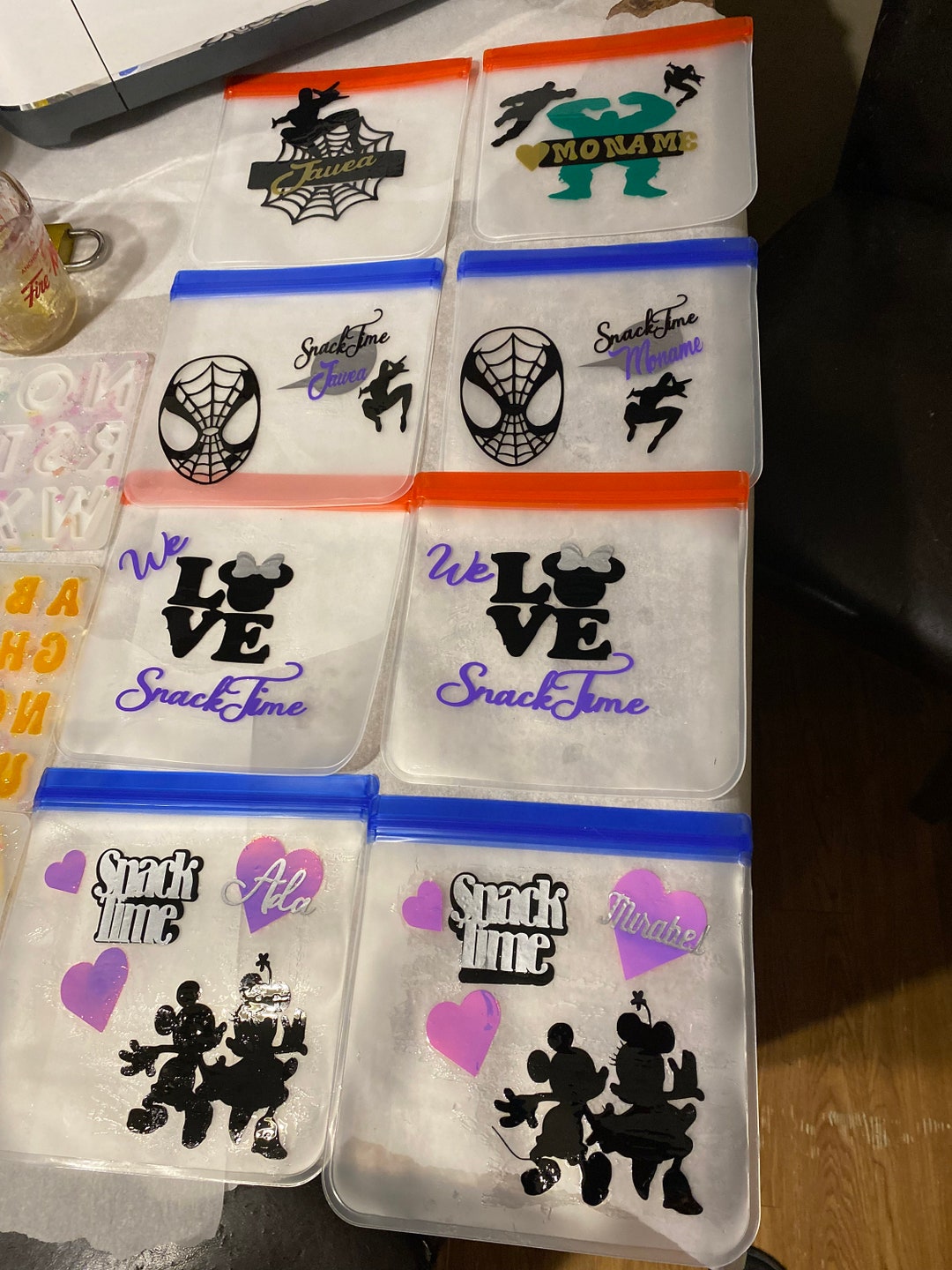 Personalized Reusable Bags - Etsy