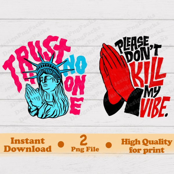 Trust No One Svg - Etsy