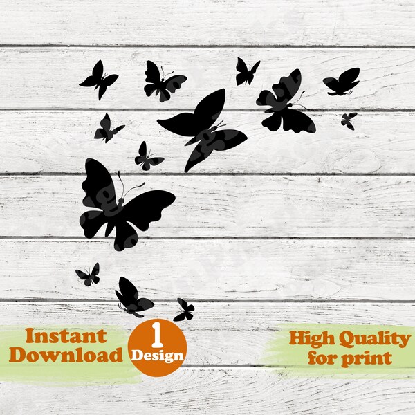 Flying Butterflies - Etsy