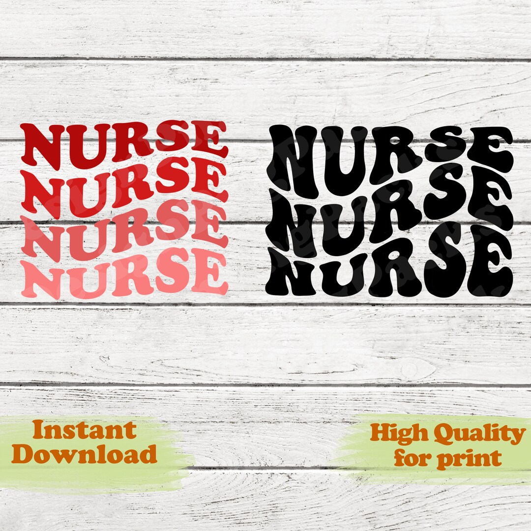 Nurse Text Png Bundle, Nurse Life Pack, Png File, Hand Drawn, Digital ...