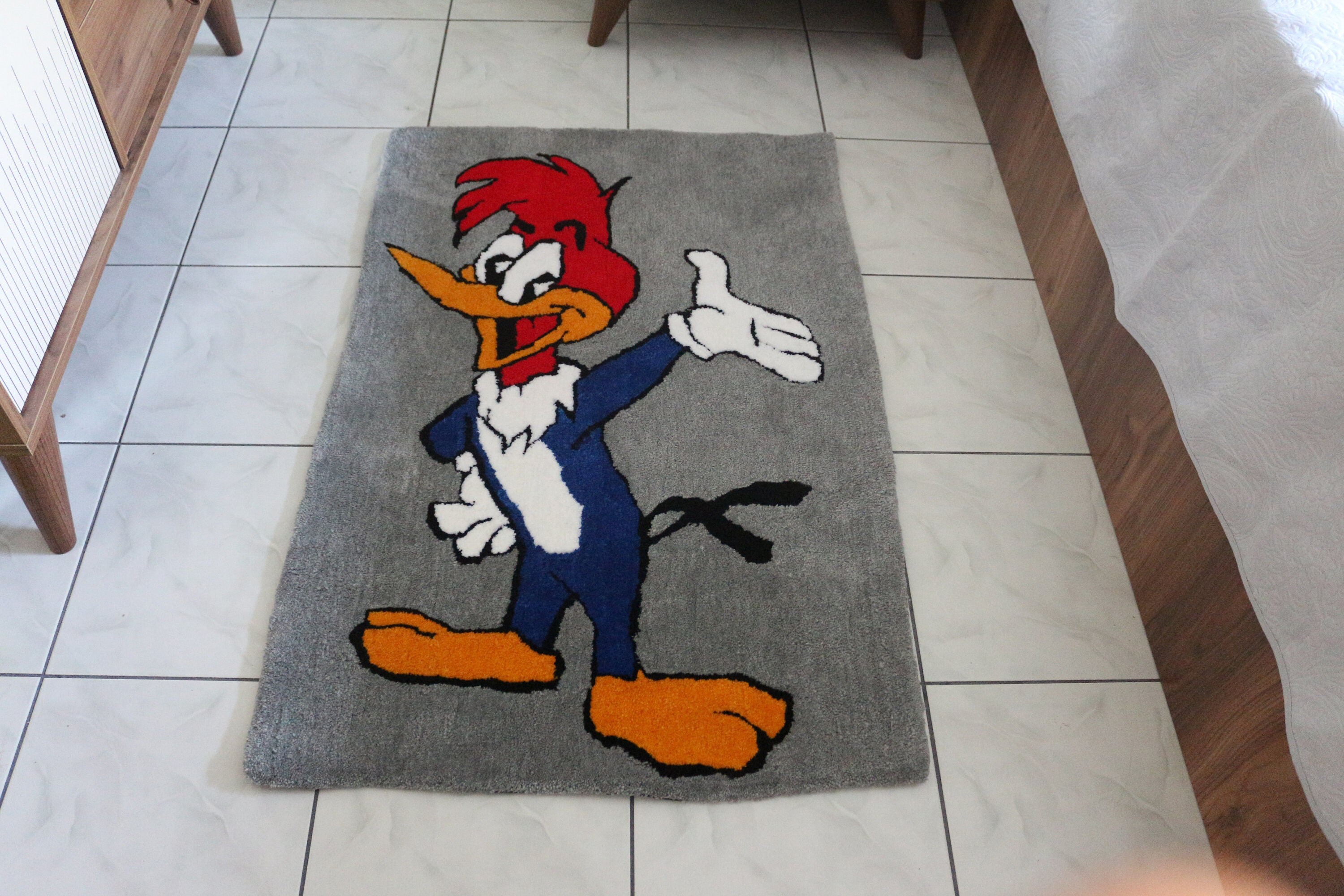 Woody Woodpecker Tufted Rug Cartoon Carpet Custom Tufted - Etsy