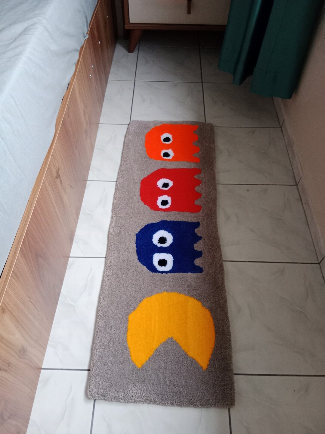 Gamer Tufted Rug, Pacman Carpet,gift for Him - Etsy