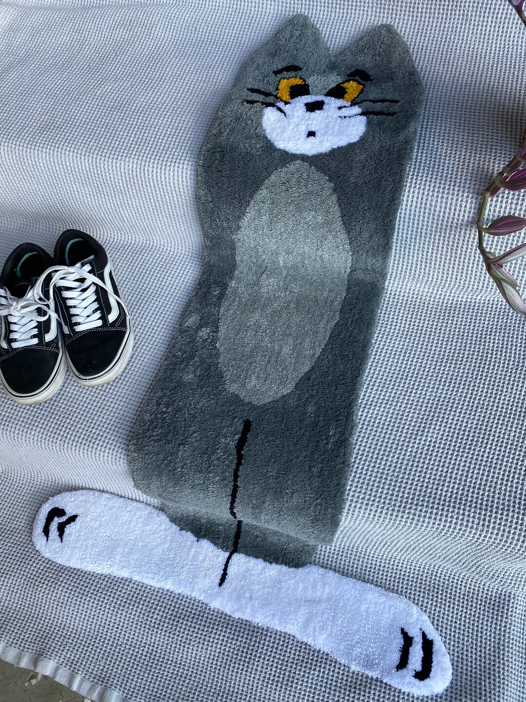 Tom and Jerry Tufted Area Rug, Custom Tufted Carpet,soft and Fluffy ...