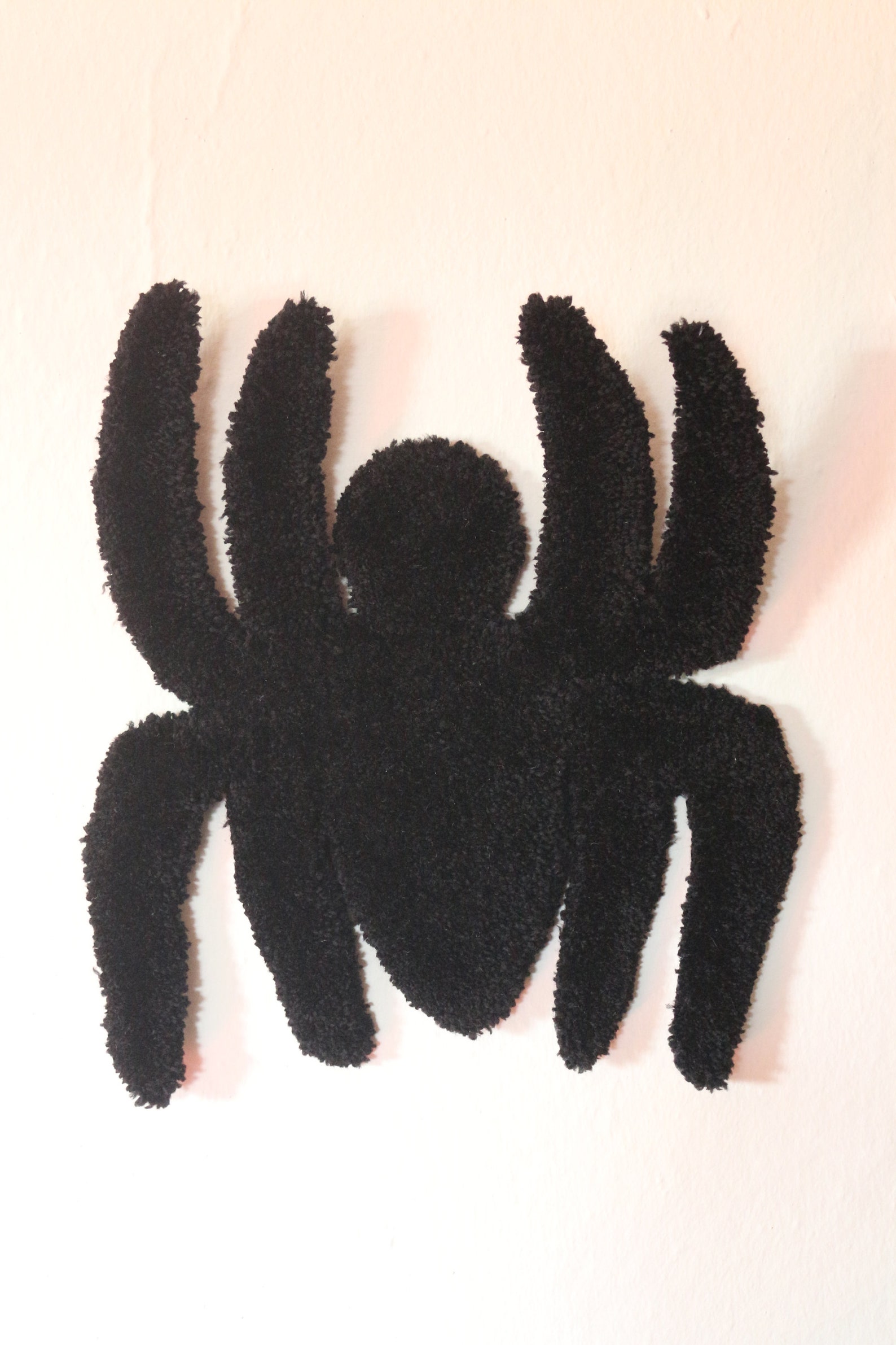 Spider Web Tufted Rug Wall Hanginghandmade Halloween Decor - Etsy