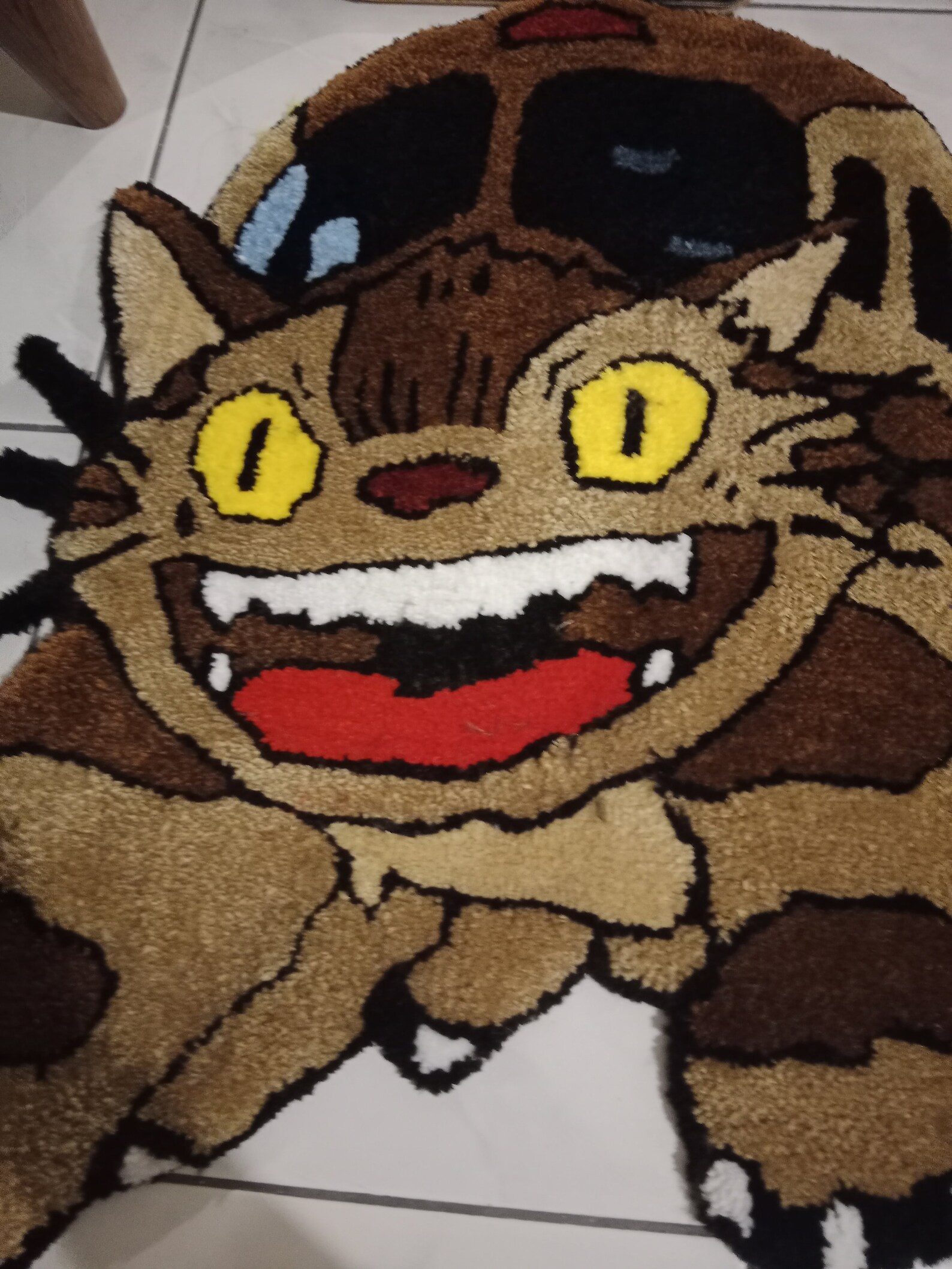 My Neighbor Totoro Catbus Tufted Rug Anime Tufted Rug Cute - Etsy
