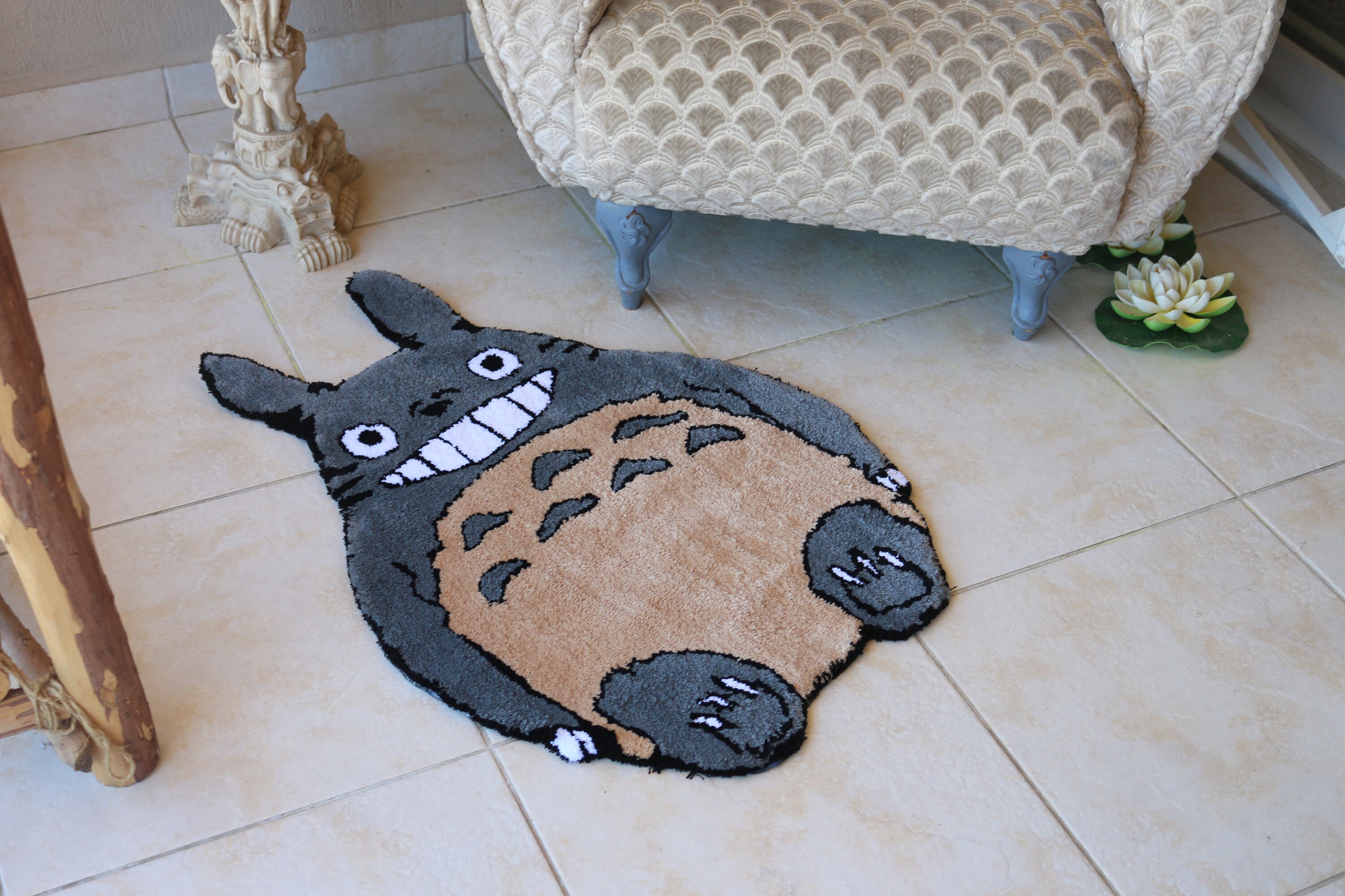My Neighbor Totoro Catbus Tufted Rug Anime Tufted Rug Cute - Etsy