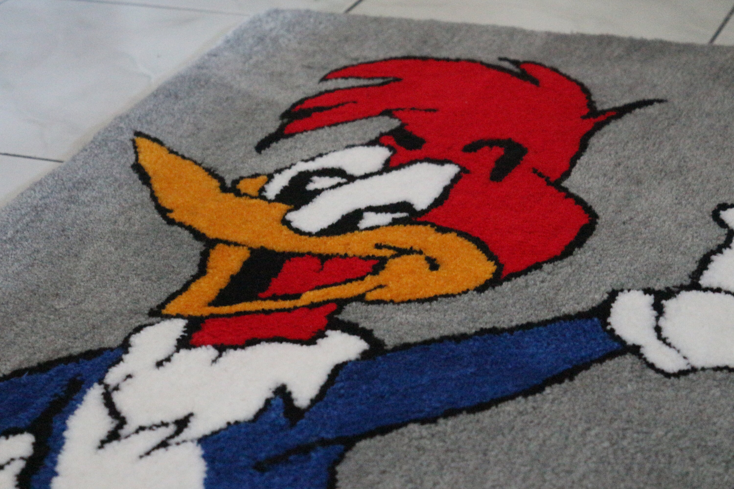 Woody Woodpecker Tufted Rug Cartoon Carpet Custom Tufted - Etsy