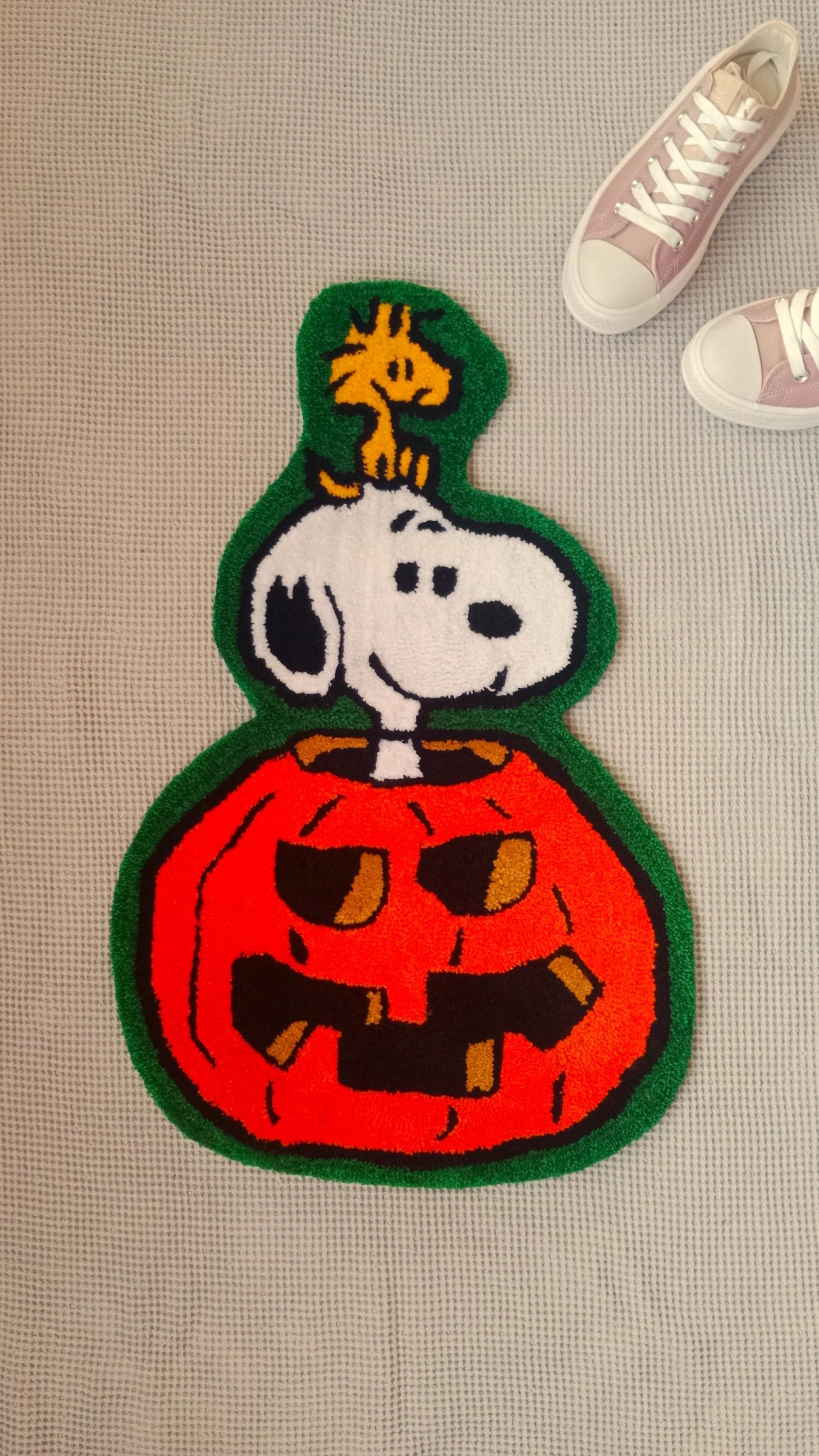 Snoopy Rug, Snoopy Halloween Decor, Pumpkin Snoopy - Etsy