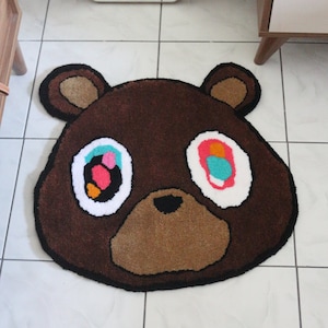 Kanye West Inspired Hand Tufted Rug Graduation Bear Home - Etsy