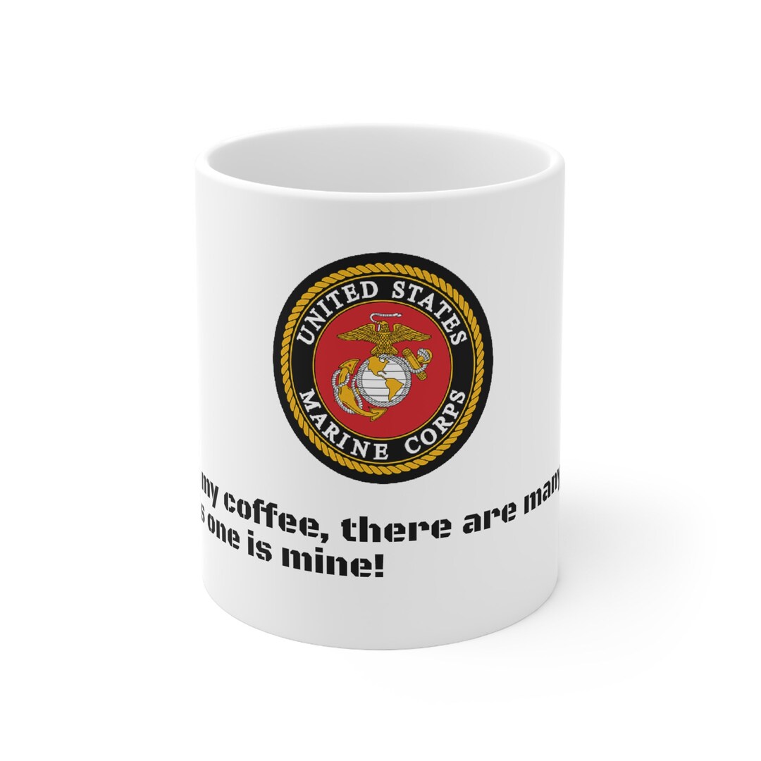 USMC Rifle coffee Fun Mug Limited Edition 11oz Marine - Etsy
