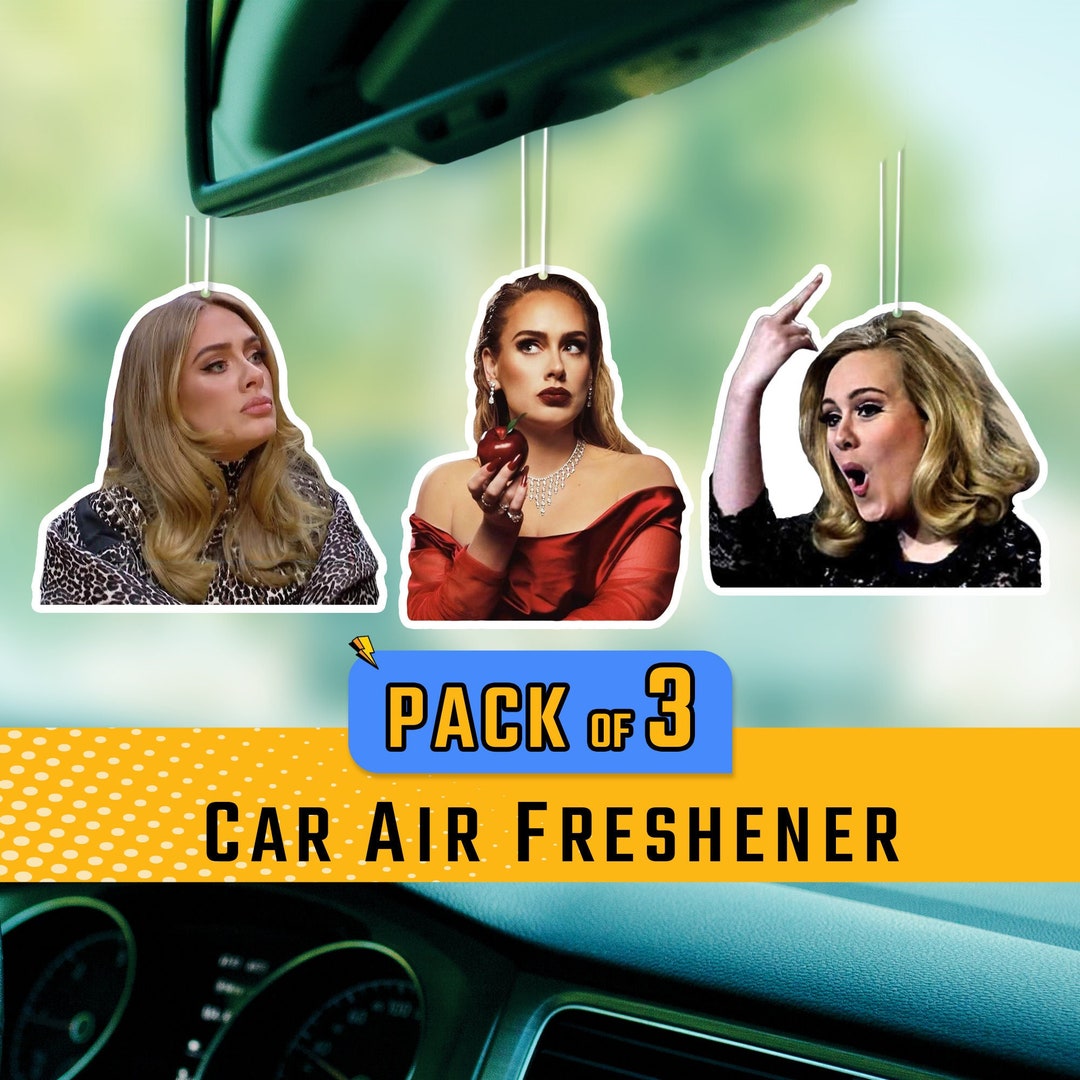 Adele Car Air Freshener Pack of 3 - Etsy