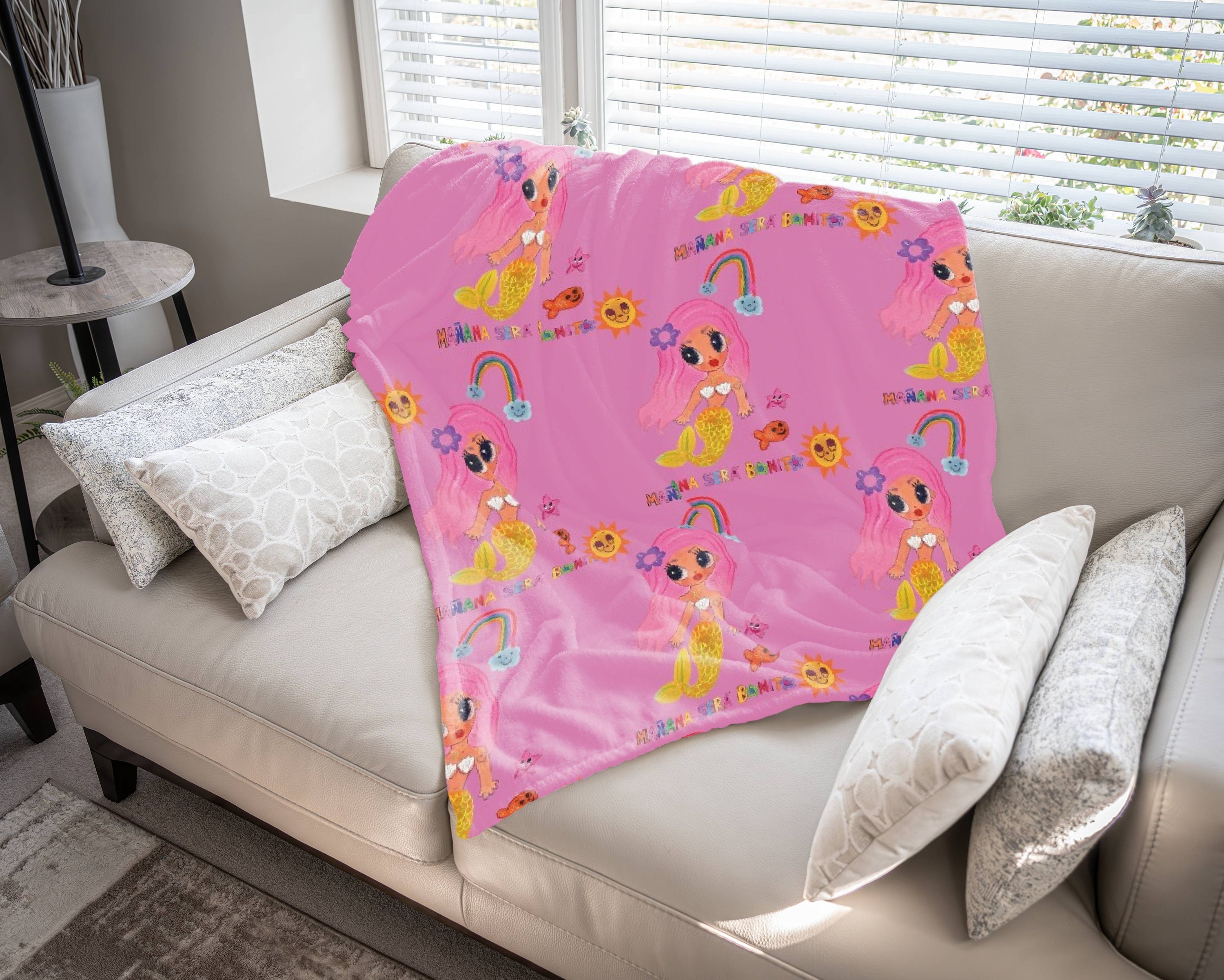 Karol G Soft Blanket, Luxurious Blanket Karol G, Karol G Merchandise ...