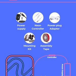 Recording Neon LED Sign | Studio Wall Art Decor | Custom LED Sign for ...