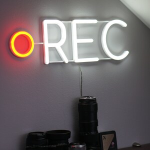 Recording Neon LED Sign Studio Wall Art Decor Custom LED Sign for Music ...