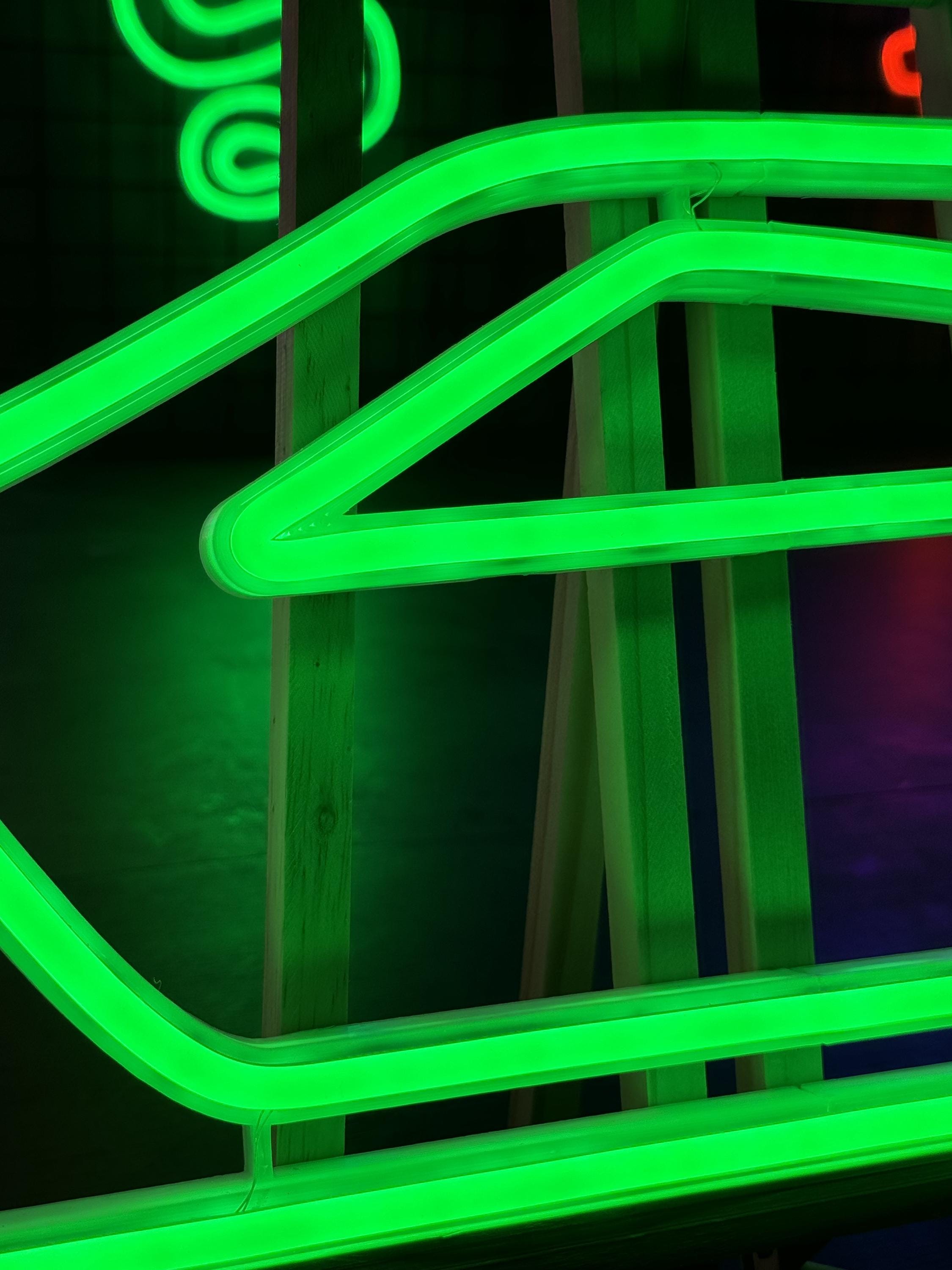 3D Printed Neon LED Sign, Sports Car Wall Decor, Car Enthusiast Gift ...