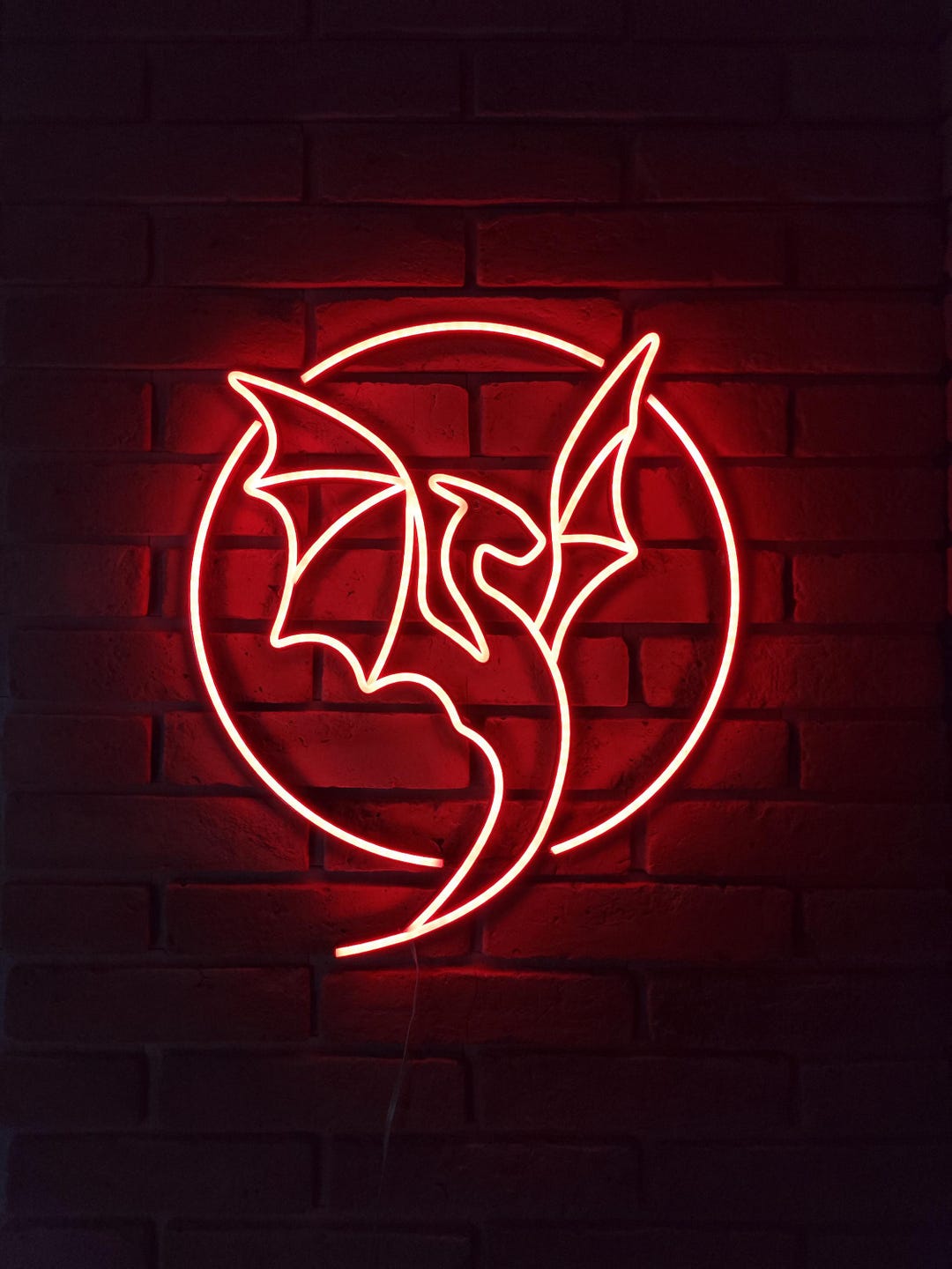 Custom LED Signs Gaming, Dragon House Neon Art, Targaryen LED Sign ...
