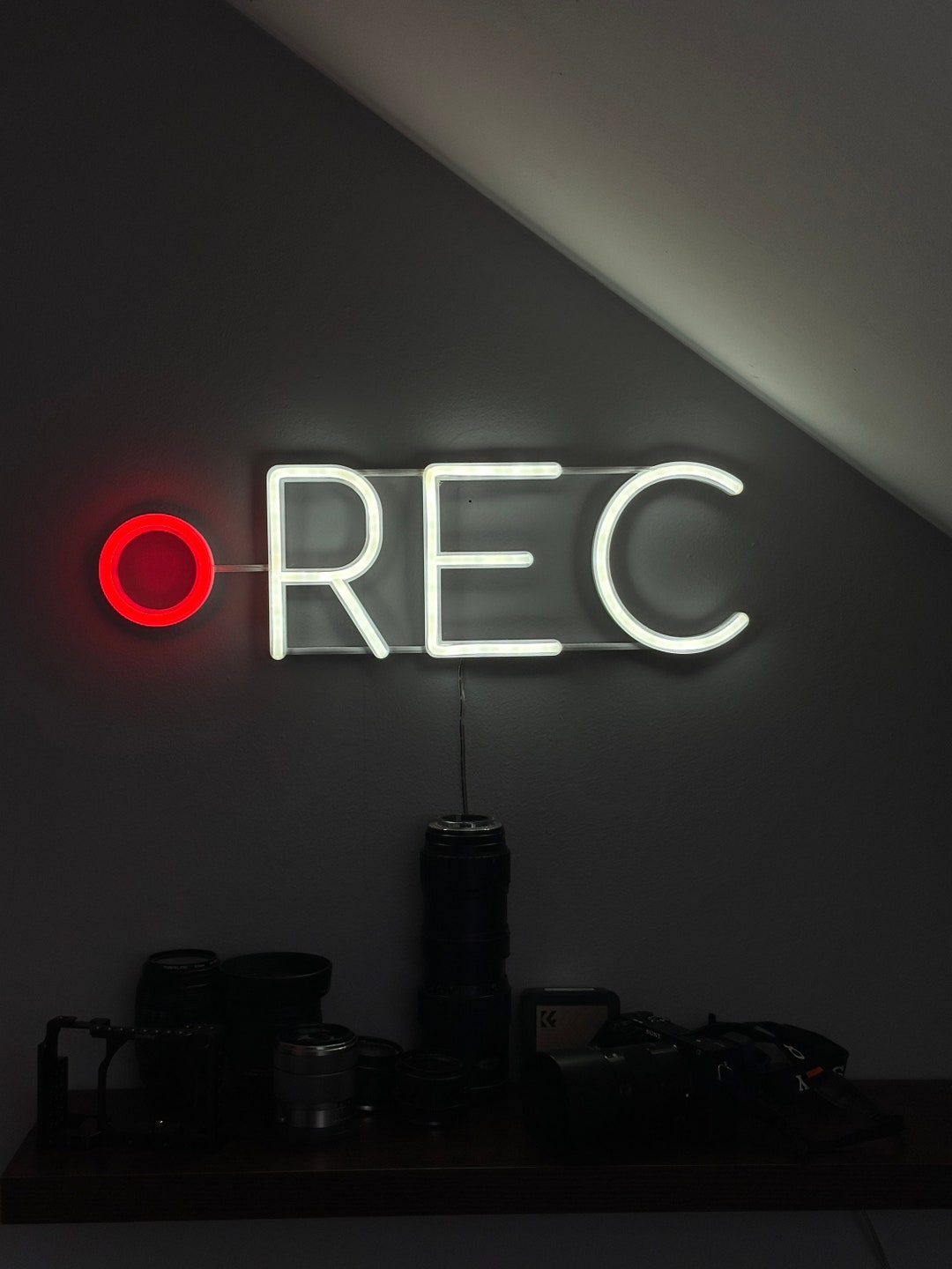 Recording Neon LED Sign Studio Wall Art Decor Custom LED Sign for Music ...