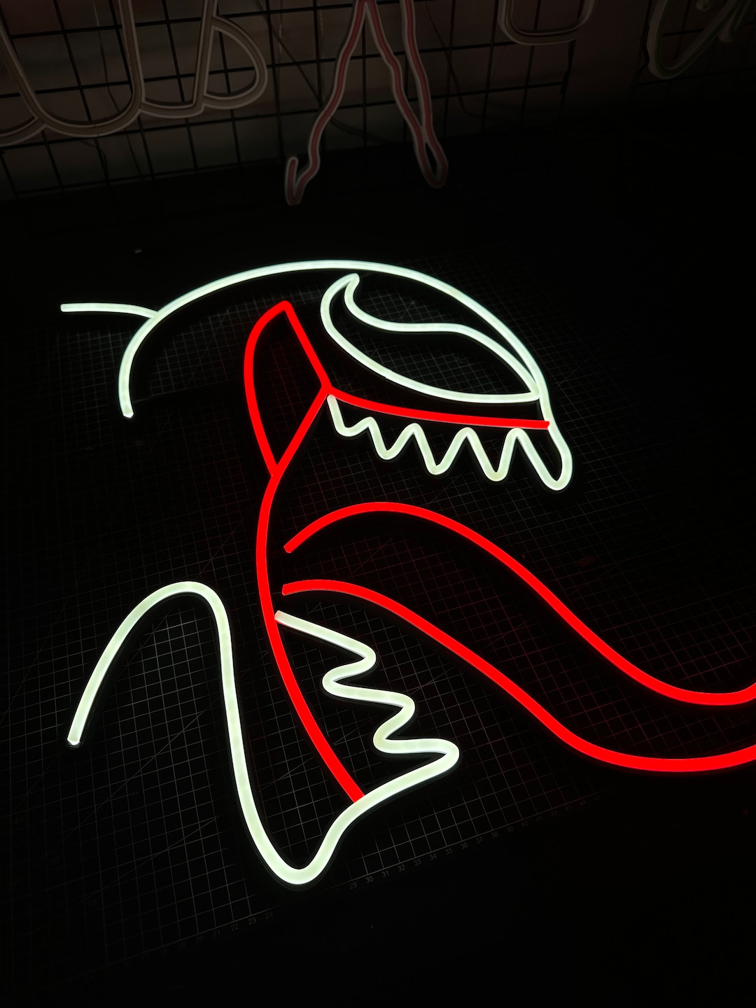 Venom Neon LED Sign Marvel Neon Light Game Room Decor Superhero Neon ...