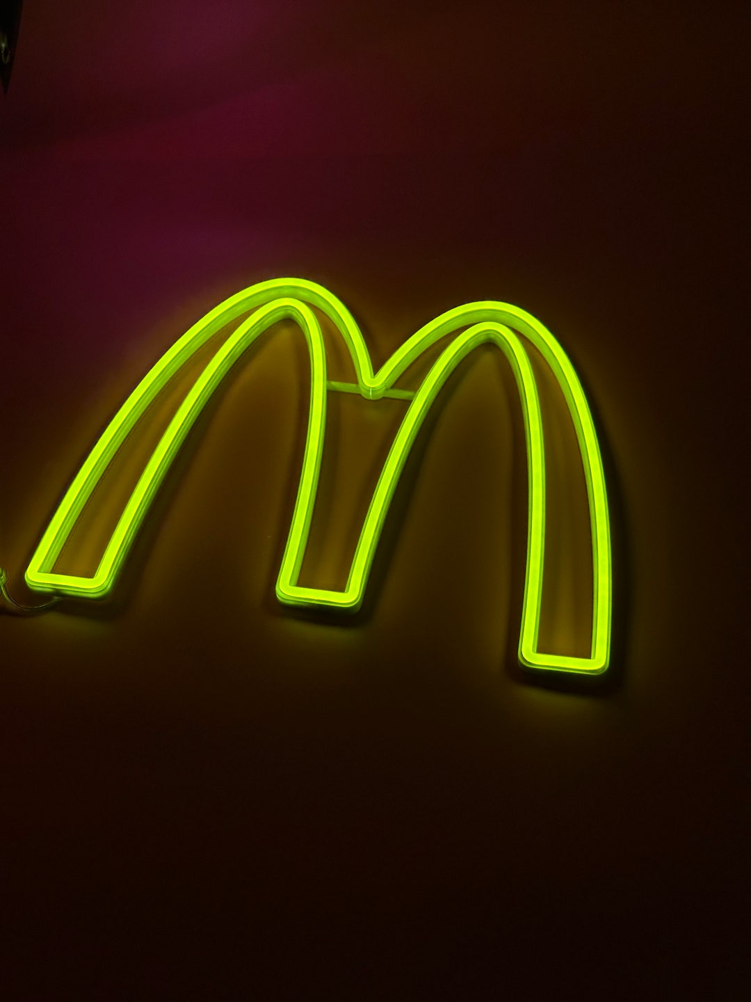 Mcdonald's Neon LED Sign Fast Food Wall Art Custom LED Sign Food Lover ...