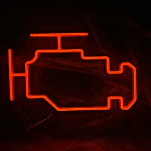 Custom LED Signs for Cars | Automotive Check Engine Light, Garage ...