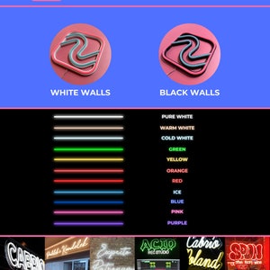 LED Neon Ribbon Bow – Unique Wall Decor Ribbon Shape for Bedrooms ...