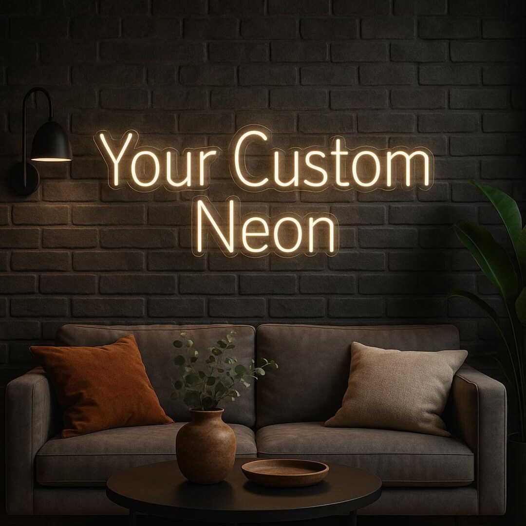 Personalized Neon Wedding Signage, Custom Last Name LED Decor, Family ...