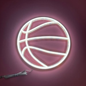 Basketball Neon LED Sign Iconic Glow for Fans of Legendary Players and ...