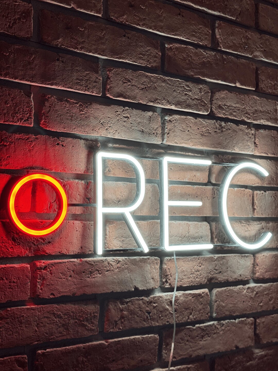 Recording Neon LED Sign | Studio Wall Art Decor | Custom LED Sign for ...