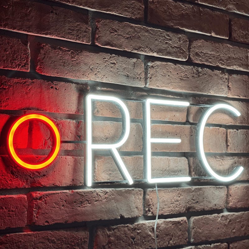 Recording Light - Etsy