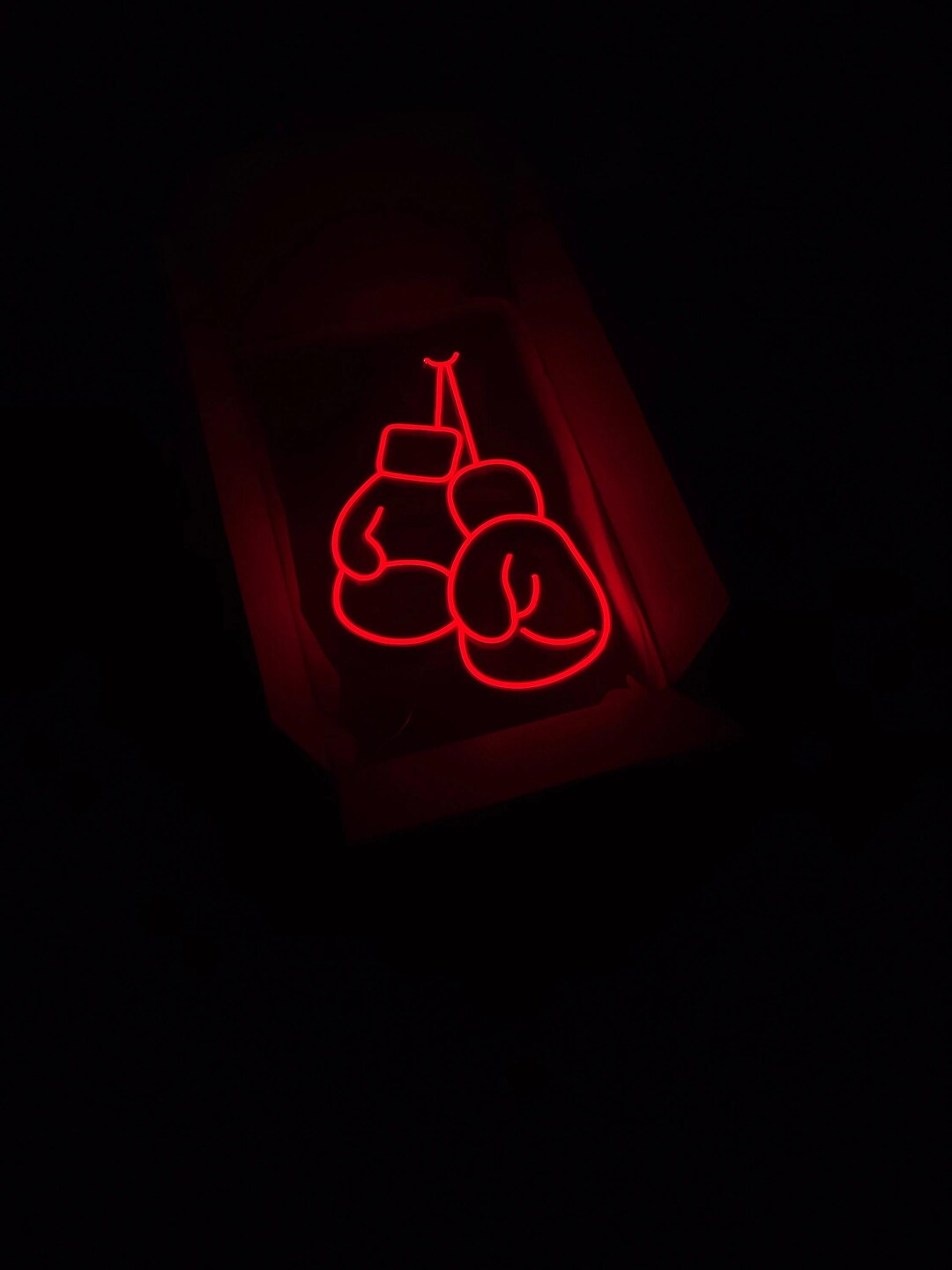 Boxing Legends Neon LED Gloves Sign Perfect for Fans of Martial Arts ...