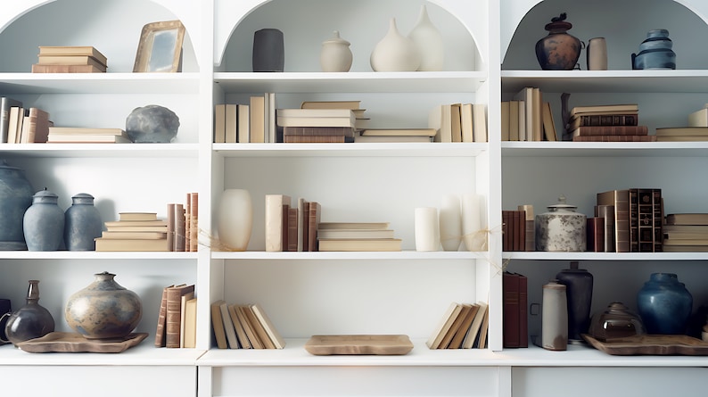 Bookcase Zoom Virtual Background Backdrop Office Background Microsoft ...