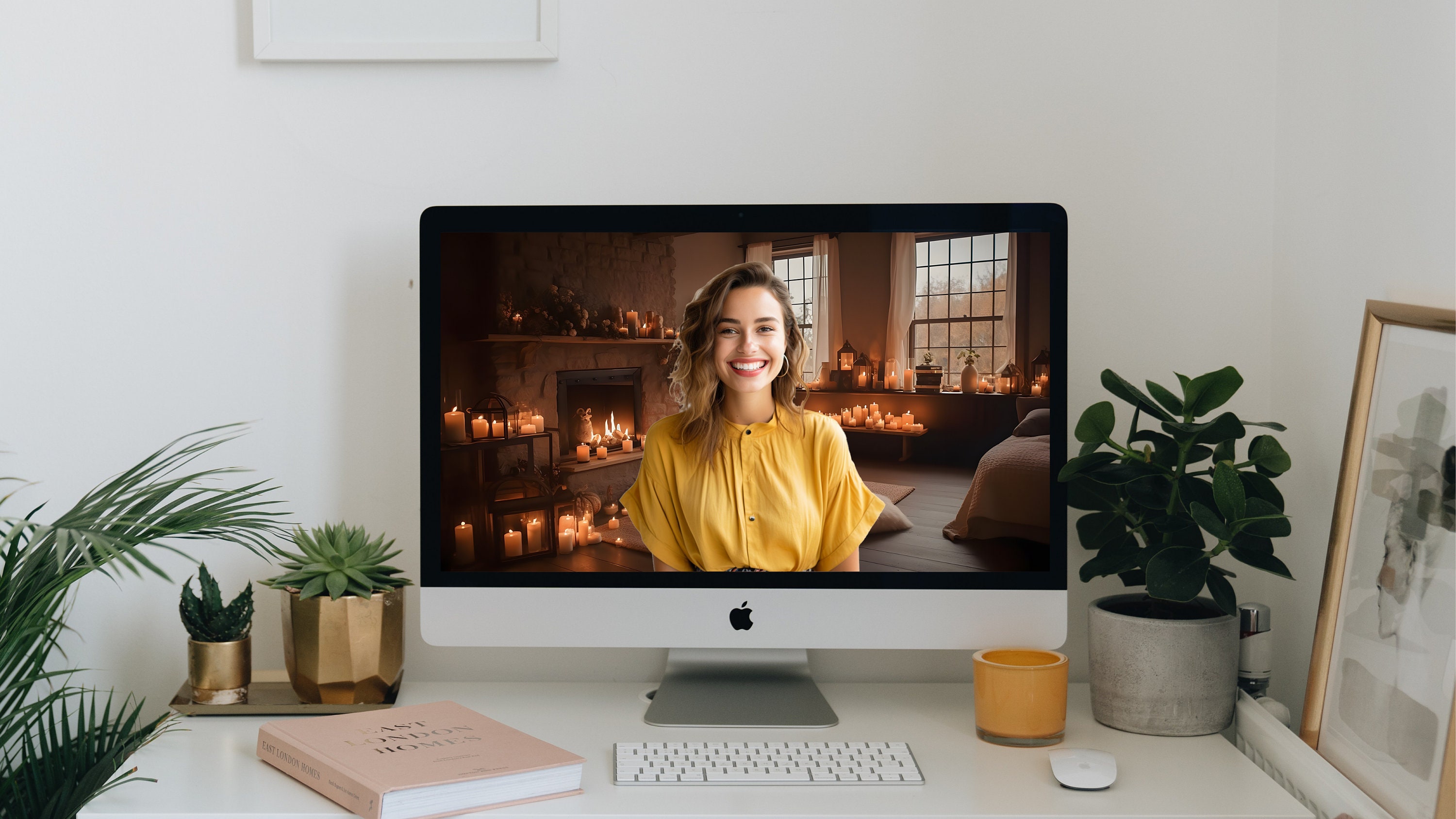 Bookcase Zoom Virtual Backgrounds Backdrop Office Background Microsoft ...