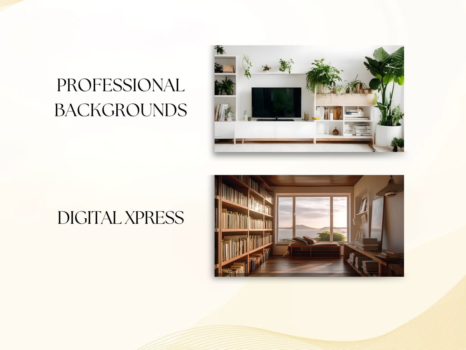 Bookcase Zoom Virtual Backgrounds Backdrop Office Background Microsoft ...