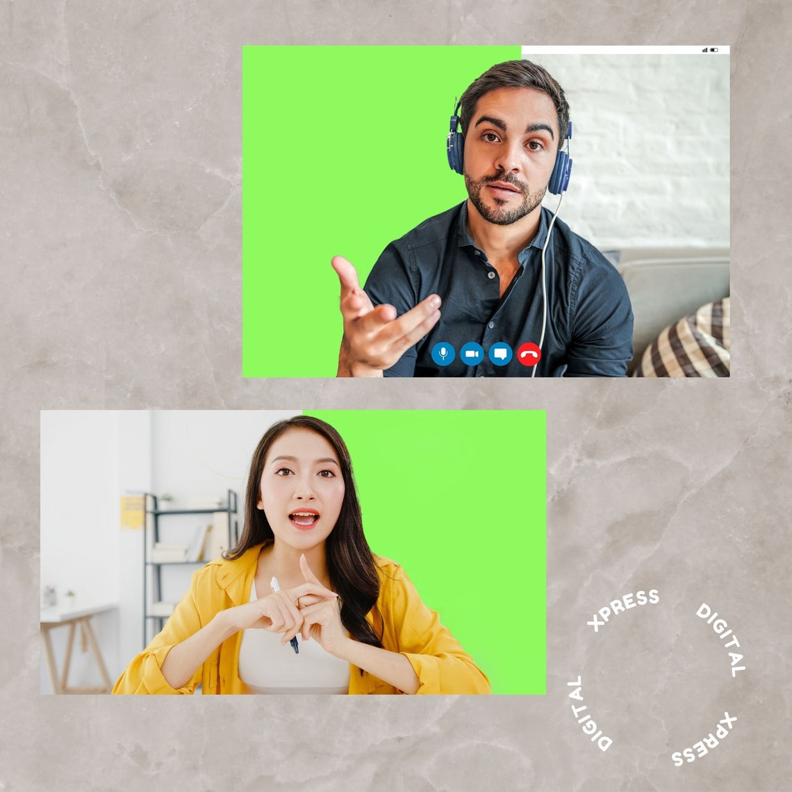 Zoom Virtual Green Screen Zoom Blur Blurry Zoom Backdrop Office ...