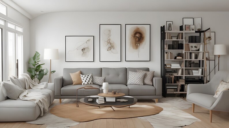 Zoom Background Realistic Home Office Backdrop for Zoom - Etsy