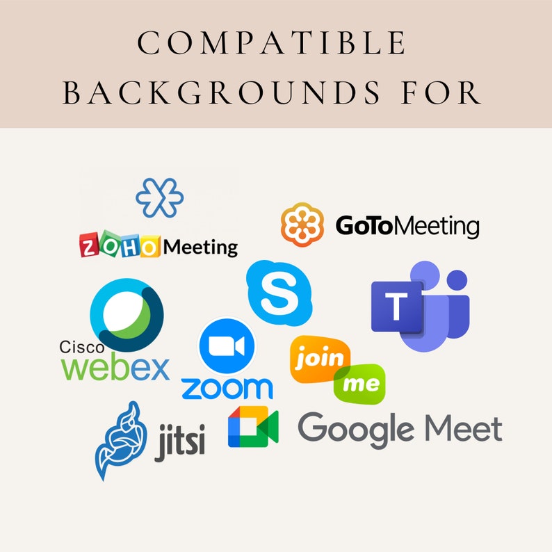 Wooden Bookshelf Zoom Background for Meetings, Zoom Digital Virtual ...