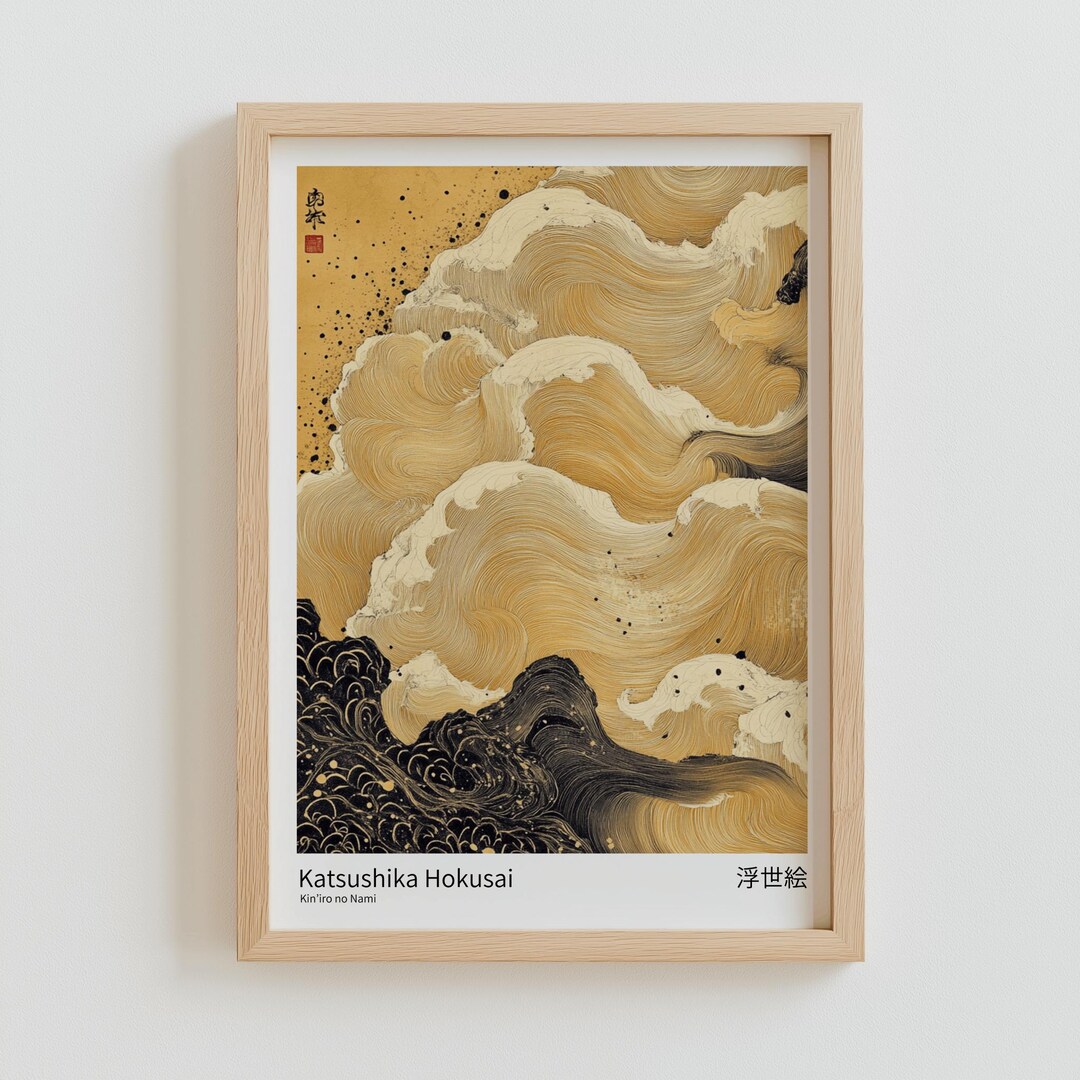 The Great Wave Hokusai Poster, Japanese Wall Art, Hokusai Print, Japan ...